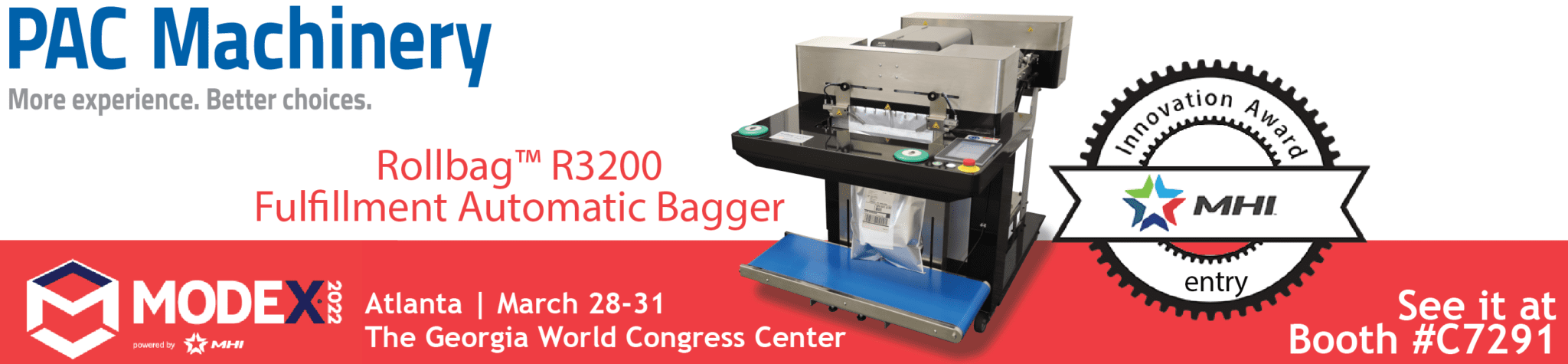 PAC Machinery Enters NEW Top Fulfillment Auto Bagger for an MHI, MODEX ...