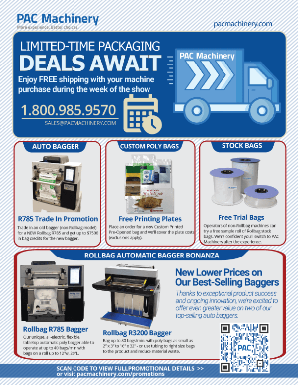 Pack Expo Southeast 2025 - PAC Machinery